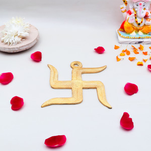 SHRI ANAND Pure Brass Swastik | Swastika Wall Hanging Yantra and Door ...