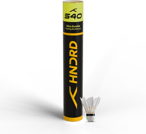 Hundred S40 Feather Shuttlecock | Pack of 12 | Premium Goose Feather ...