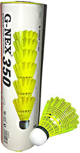 G Nex 350 Nylon Badminton Shuttlecock Nylon Shuttle - Green - Buy G Nex ...