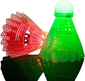 SAINI AND SONS Plastic Shuttlecock Set in 2, Nylon Lighting Badminton ...