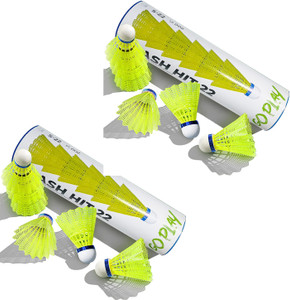 Strauss Smash Hit-22 Nylon Shuttle Cock | Badminton Shuttlecock (2 Set ...