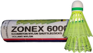 ZONEX 6000 Plastic Shuttle - Green, Yellow - Buy ZONEX 6000 Plastic ...