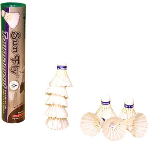 Sunfly Professional Player Shuttles Feather Shuttle - White - Buy ...