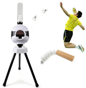 PROFFIX Badminton shuttle training feeder machine Nylon Shuttle - White ...