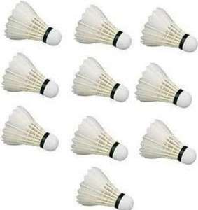 Clarkjan Feather white Gold shuttle cork pack of 10 New Feather Shuttle ...