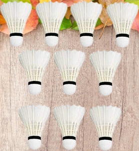 Priyagold badminton shuttle Feater Shuttlecock ( pack of 3) 25 Feather ...