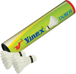 VINEX Shuttlecock - Dura Feather Shuttle - White - Buy VINEX ...