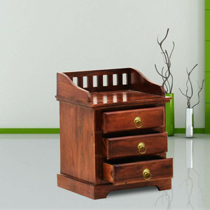 Lakdesha Solid Wood Bedside Table Price in India - Buy Lakdesha Solid ...