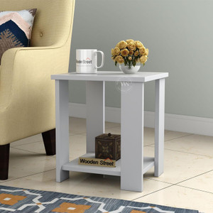 Wooden Street Facile Side End Table | Space Saving Storage For Home |16 ...