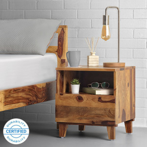 Sleepyhead Ally Solid Wood Bedside Table Price in India - Buy ...