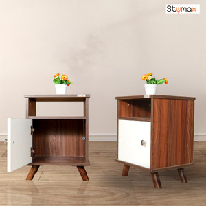 Stymax Engineered Wood Bedside Table Price in India - Buy Stymax ...