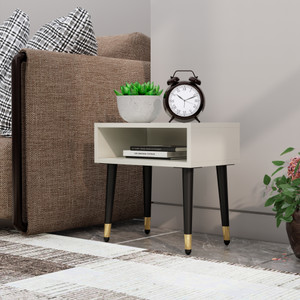 Hexa Red Bed Side Table, Nightstand For Bedrooms With Storage Cabinet ...
