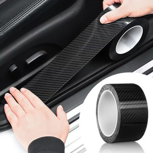 CARZEX Nano black door tape-5 meter car door sill scuff guard protector ...