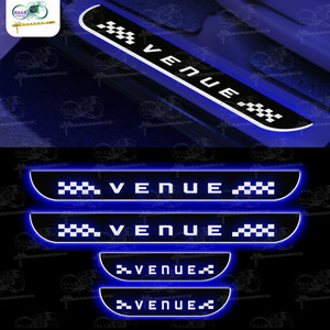 RAAS COLLECTION Led Car Door Footsteps Sill plates Scuff plates (Set of ...