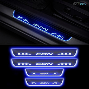 CARZEX 120 Premium Quality LED ACRYLIC Footstep Scuff Plates Sill ...