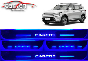 carxen Led Sill Plate With Mirror Finish for Kia Carens (Set of 4PCS ...