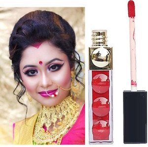 Herrlich BEST MATTE LIQUID RED COLOR SMUDGE PROOF SINDOOR MATTE FINISH ...
