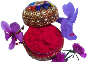 LILLYAMOR Herbal Sindoor with silver handcrafted box powder SINDOOR ...