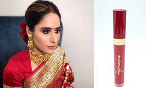 BLUEMERMAID WATERPROOF RED COLOR LIQUID SINDOOR FOR BRIDAL MAKEUP ...