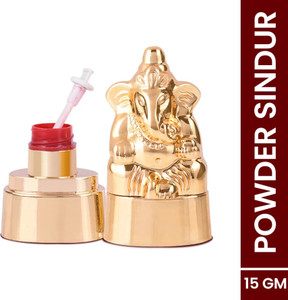 CartKing Ganesh Statue Maroon Sindoor, Organic Kumkum, Sindhuram, 15g ...