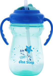 1st Step BPA Free Anti-Spill Soft Silicone Straw Baby Sipper Cup with ...