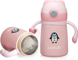 LuvLap Double Walled Steel Body Straw Sipper, 300ml Price in India ...