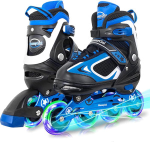 LIVE SPORTS Adjustable Inline Skates for Kids, Boys Blades Skate Girls ...