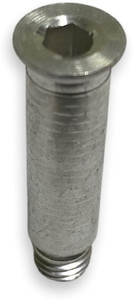 Recto Skate Aluminium 8mm Inline Skate Wheel Axle (1 Piece) Skateboard ...