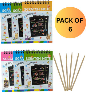 BEESLANZ Return Gifts for Birthday Scratch Book -Creative Gift items ...