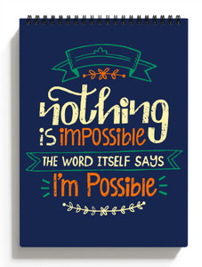 PRINTHUBS A4 Motivational Quotes Book For Artists, Students & Kids 100 ...