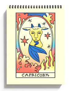 PRINTHUBS A4 Zodiac Sign Sketchbook for Artists Students & Kids Drawing ...