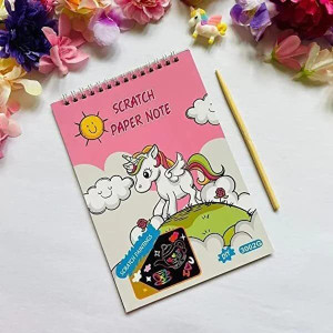 littlewish Scratch Book Magic Doodle Scratch Art Activity Pack of 1 ...