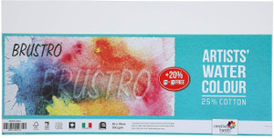 BRuSTRO Watercolour Papers 300 GSM 20CM X 40CM Sketch Pad Price in ...