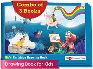 Target Publications Drawing Book for Kids | Sketchbook | 2A Size 34 ...