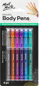 Flipkart.com | Mont Marte Mettalic Body Art Markers Pen For tattoos and ...