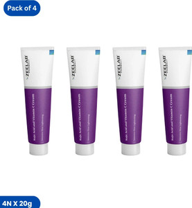 zeelab Kojic Acid 2% And Vitamin C Cream | Pack of 4 Price in India ...