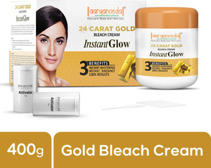 Aaryanveda Gold Bleach Cream for Instant Glow & Skin Brightening ...