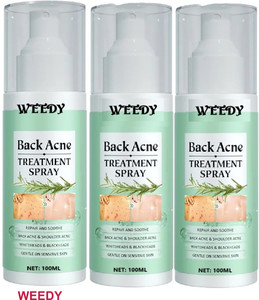 WEEDY Quick Acne Relief for Back with Treatment Spray Price in India ...