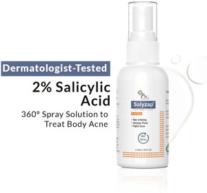 Fixderma 2% Salicylic Acid Salyzap Body Acne Spray For Acne on Back ...