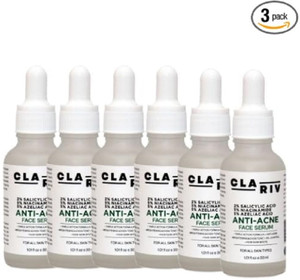 CLARIV Anti-Acne Face Serum | 2% Salicylic Acid, 5% Niacinamide & 5% ...
