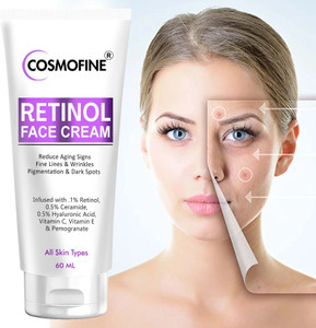 cosmofine Retinol Face Cream Reduces Fine Lines & wrinkles ...
