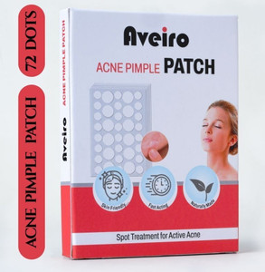 Aveiro Acne Pimple Patch , Invisible Facial Stickers cover(72 dots ...