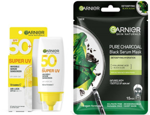 Garnier Bright Complete Super UV Invisible Serum Sunscreen SPF 50 PA ...
