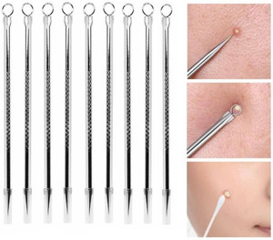 Wonholli Stainless Steel Blackhead Remover Needle Acne Removal Pin ...