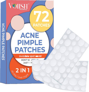 VOIISH Acne Pimple Stickers With 100% Hydrocolloid Pimple Patches For ...