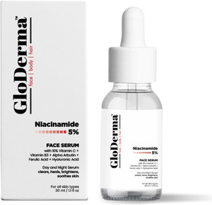 GloDerma Face Serum | 5 % Naicinamide | Skin Brightening Price in India ...
