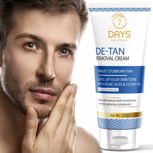7days natural DE Tan Cream For Tan Removal Face skin & Body Parts Price ...