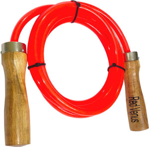 Red Venus Weighted Thai Jump Rope-Solid PVC 12mm for Crossfit & Boxing ...