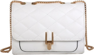 santorini White Sling Bag ZPM-30-BLACK BLACK - Price in India ...