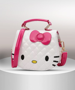 sanjis White Sling Bag Cute Mini Sling Bag/Children Handbag Waterproof ...